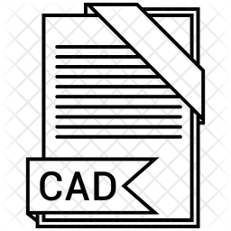 Cad file Icon - Download in Line Style