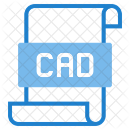 Cad file Icon - Download in Dualtone Style