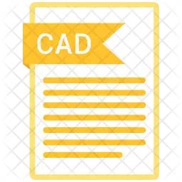 Cad file Icon - Download in Flat Style