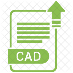Cad File Icon - Download in Flat Style