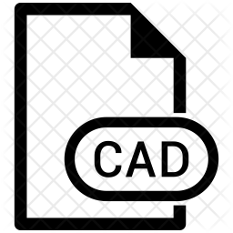 Cad file Icon - Download in Line Style