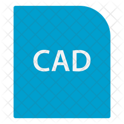 Cad File Icon - Download in Flat Style