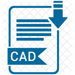 Cad file Icon - Download in Flat Style