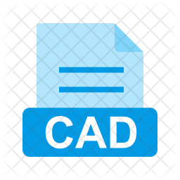 Cad file Icon - Download in Flat Style