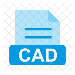 Cad file Icon - Download in Flat Style