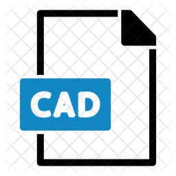 CAD File Icon - Download in Flat Style