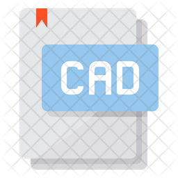 Cad File Icon - Download in Flat Style