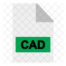 Cad File Icon - Download in Flat Style