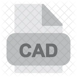 Cad File Icon - Download in Flat Style