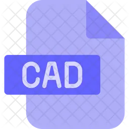Cad file Icon - Download in Flat Style