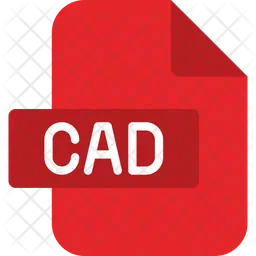 Cad file Icon - Download in Flat Style