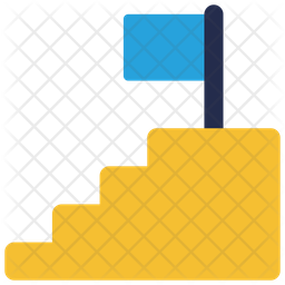 Career Steps Icon - Download in Flat Style