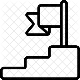 Career Steps Icon - Download in Line Style