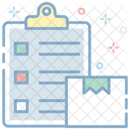 Verification Checklist Icon - Download in Colored Outline Style