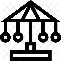 Carousel Icon - Download in Line Style