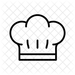 Chefs Hat Icon - Download in Line Style