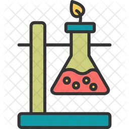 Chemical reaction Icon - Download in Line Style