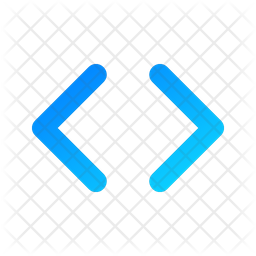 Chevron Selector Horizontal Icon - Download in Gradient Style