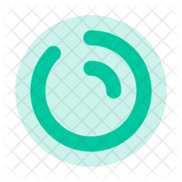 Circular Icon - Download in Flat Style