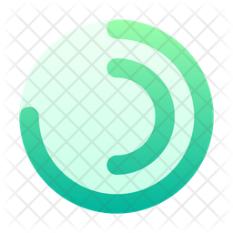 Circular Icon - Download in Gradient Style