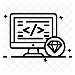 Clean Code Icon - Download in Line Style