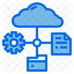 Cloud Connection Icon - Download in Dualtone Style
