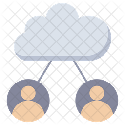 Cloud Data Icon - Download in Flat Style