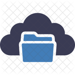 Cloud Folder Icon - Download in Dualtone Style