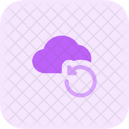 Cloud Loading Icon - Download in Flat Style