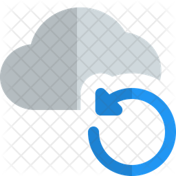 Cloud Loading Icon - Download in Flat Style