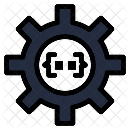 Code Development Icon - Download in Colored Outline Style