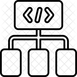 Code Framework Icon - Download in Line Style