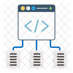 Code Framework Icon - Download in Flat Style