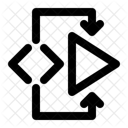 Codec Icon - Download in Line Style