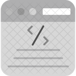 Coding Icon - Download in Flat Style