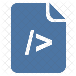 Coding file Icon - Download in Flat Style