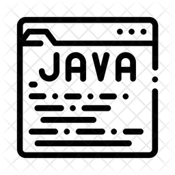 Coding Language Icon - Download in Line Style