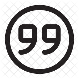 Comma Sign Icon - Download in Line Style