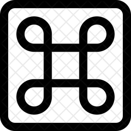 Command Key Icon - Download in Line Style