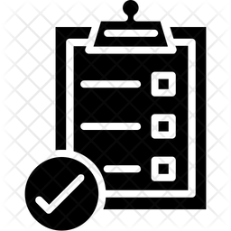 Complete Task Icon - Download in Glyph Style