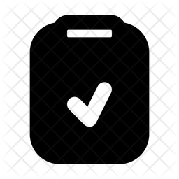 Complete Task Icon - Download in Glyph Style