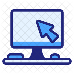 Computer Icon - Download in Dualtone Style