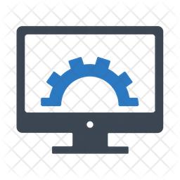 Computer configuration Icon - Download in Flat Style