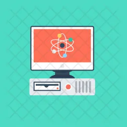 Computer Sciences Icon - Download in Flat Style