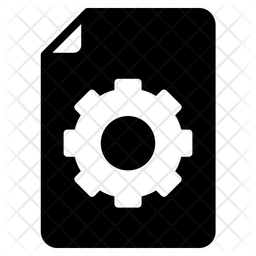 Configuration file Icon - Download in Glyph Style