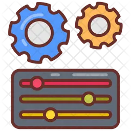 Configuration management Icon - Download in Colored Outline Style