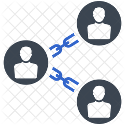 Connection people Icon - Download in Dualtone Style
