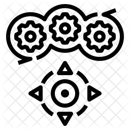 Control System Icon - Download in Line Style