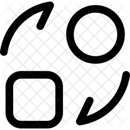 Convert Icon - Download in Line Style