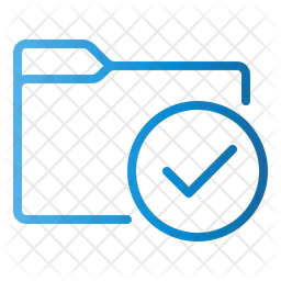 Correct Folder Icon - Download in Gradient Style